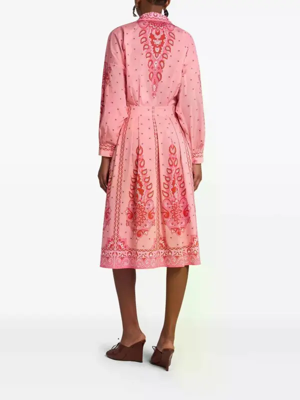 Etro Paisley-print Shirt Dress - Pink