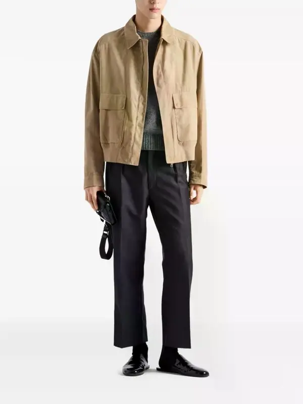Prada Bomber Jacket - Neutrals