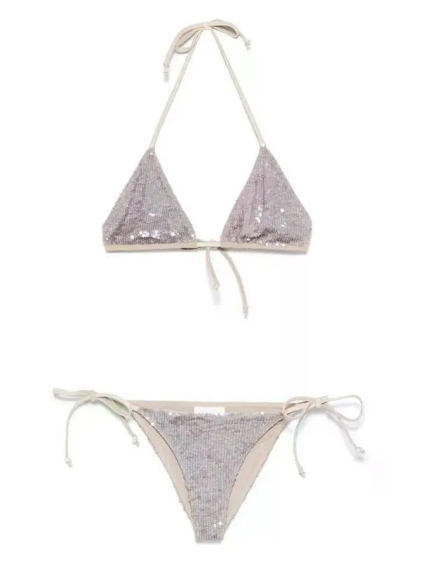 P.a.r.o.s.h Gong Bikini - Neutrals