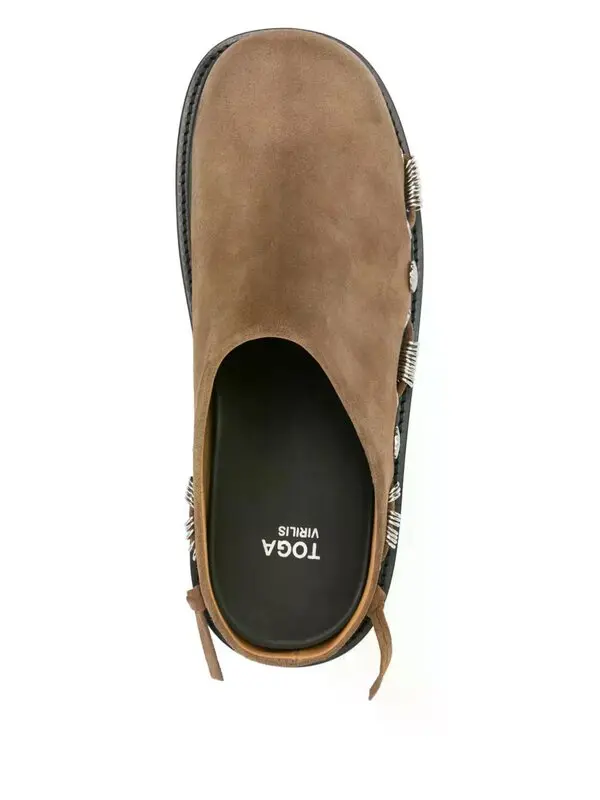 TOGA VIRILIS Suede Slippers