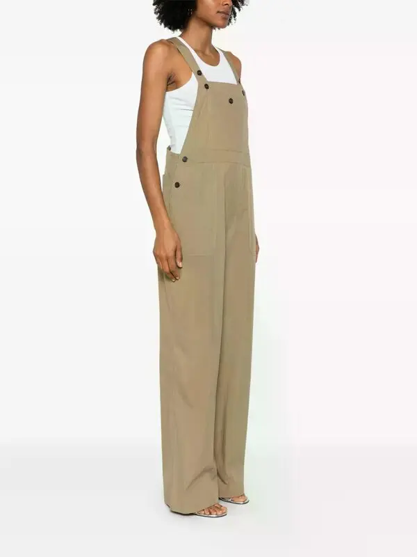 P.a.r.o.s.h Poplin Jumpsuit - Neutrals
