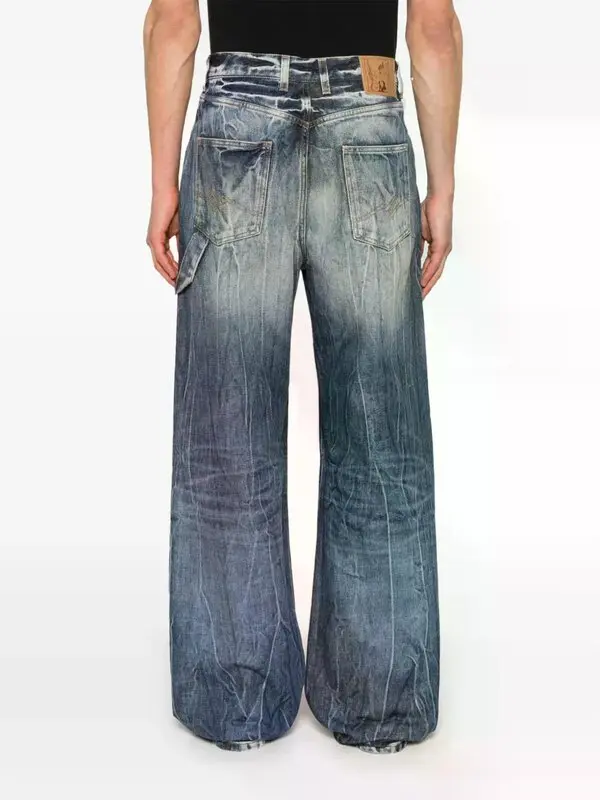 Martine Rose Wide-leg Jeans - Blue