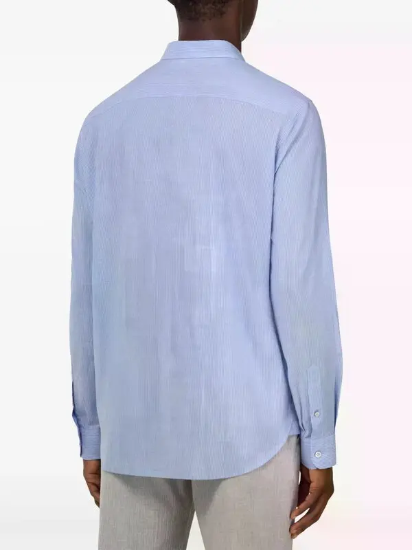 Boggi Milano Striped Poplin Shirt