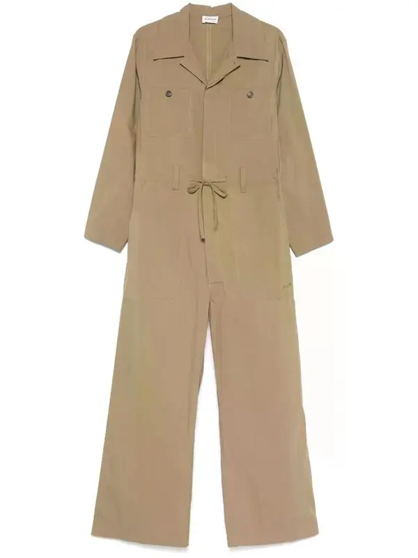 P.a.r.o.s.h Poplin Jumpsuit - Neutrals