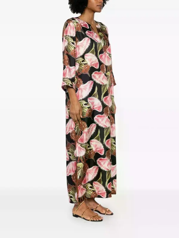 P.a.r.o.s.h Floral-print Maxi Dress