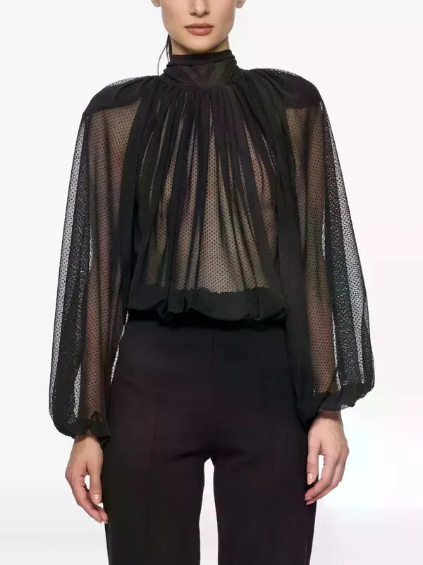ATU BODY COUTURE Point D'esprit Tulle Bodysuit