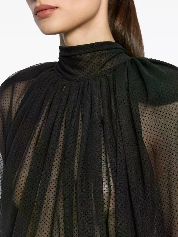 ATU BODY COUTURE Point D'esprit Tulle Bodysuit