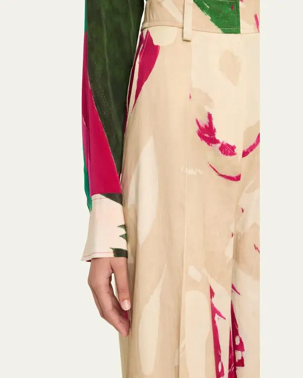 Ulla Johnson X Lee Krasner Mitchell Wide-leg Pants - Comet