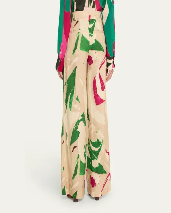 Ulla Johnson X Lee Krasner Mitchell Wide-leg Pants - Comet