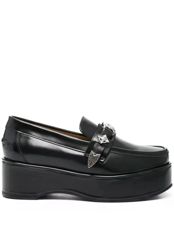 Toga Plaque-detailed Loafers