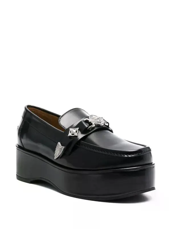 Toga Plaque-detailed Loafers