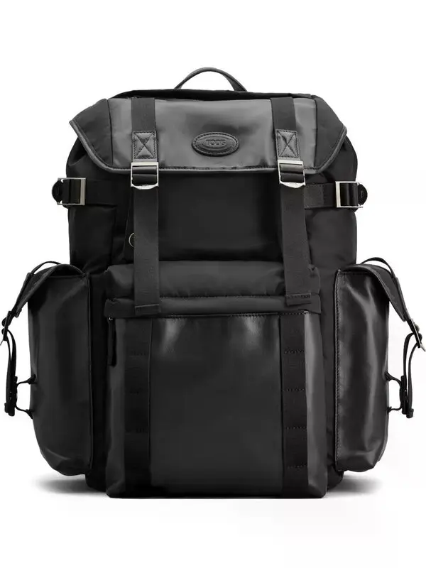 TOD'S Leather Backpack - Black