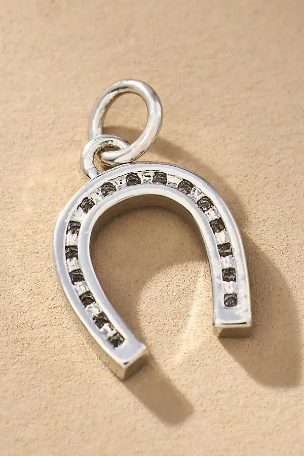 BOXBAR Lucky Horseshoe Jewelry Charm - Silver