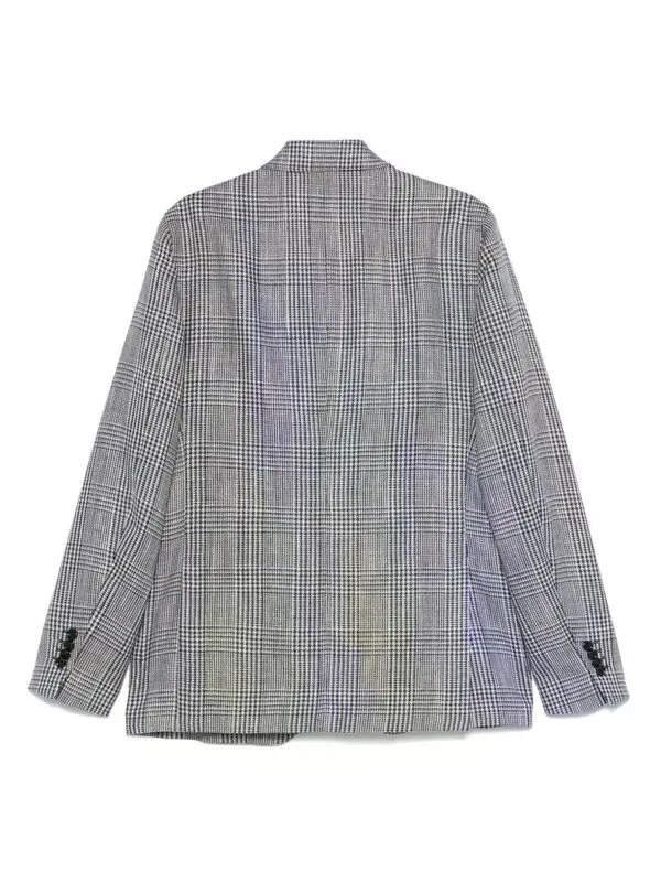 LARDINI Check-pattern Blazer