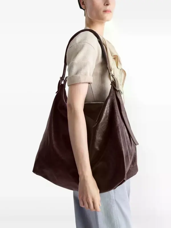 LEMAIRE Belted Shoulder Bag - Brown