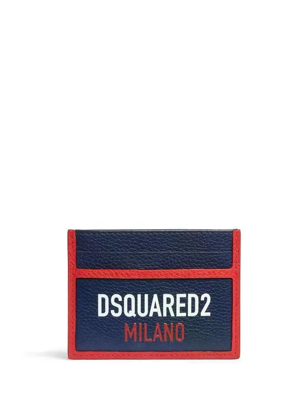 Dsquared2 Logo-print Card Holder - Blue