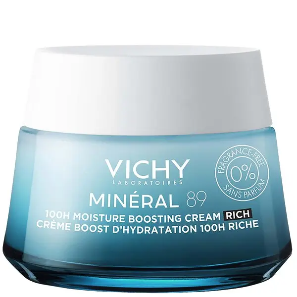 VICHY Mineral 89 100h Moisture Boosting Fragrance Free Rich Cream - One-color