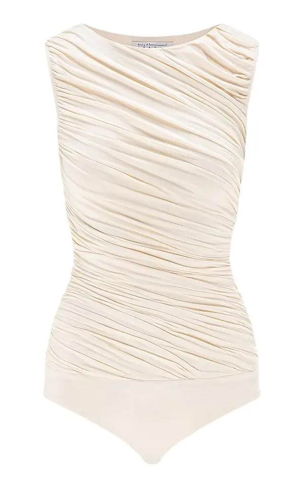 ABADIA Ora Gathered Bodysuit