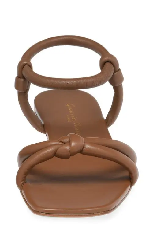 GIANVITO ROSSI Juno 05 Flat Sandal - Brown