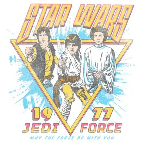 STAR WARS Classic Trio 1977 Graphic T-shirt