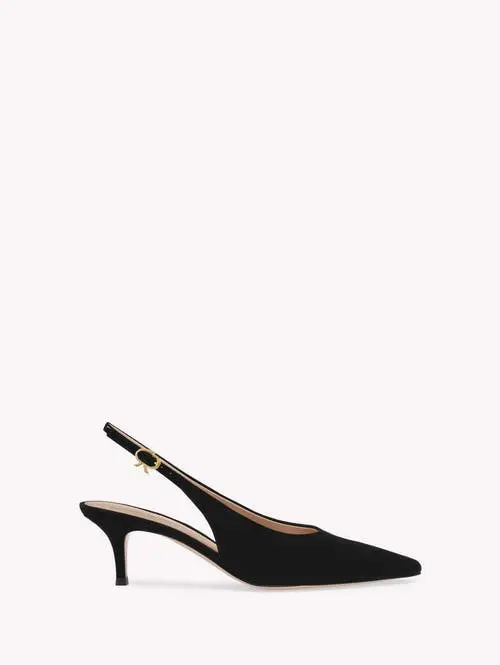 GIANVITO ROSSI Robbie Sling 55 Pumps - Black