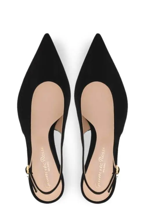 GIANVITO ROSSI Robbie Sling 55 Pumps - Black