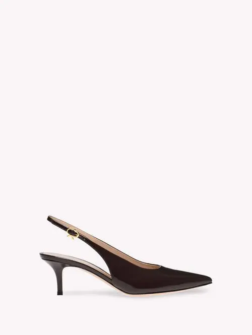 GIANVITO ROSSI Robbie Sling 55 Pumps - Red