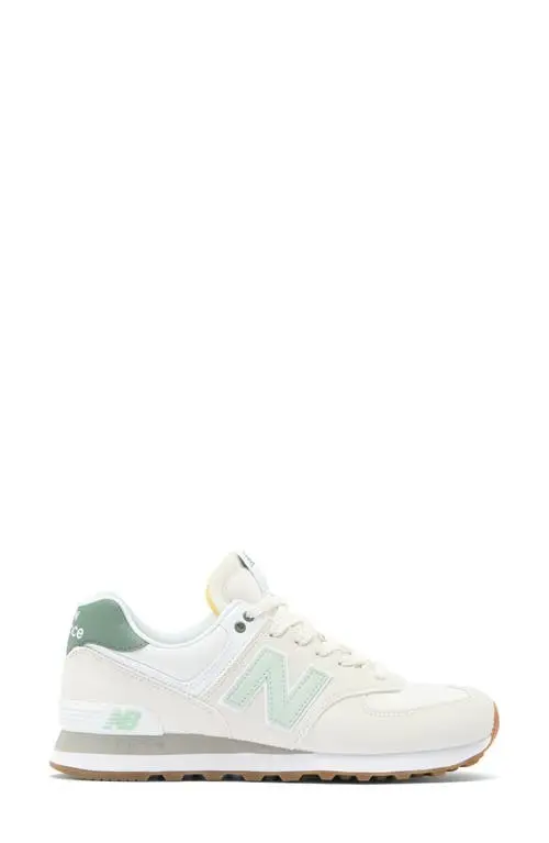 NEW BALANCE 574 Lace-up Sneakers - Sea Salt/ New Spruce