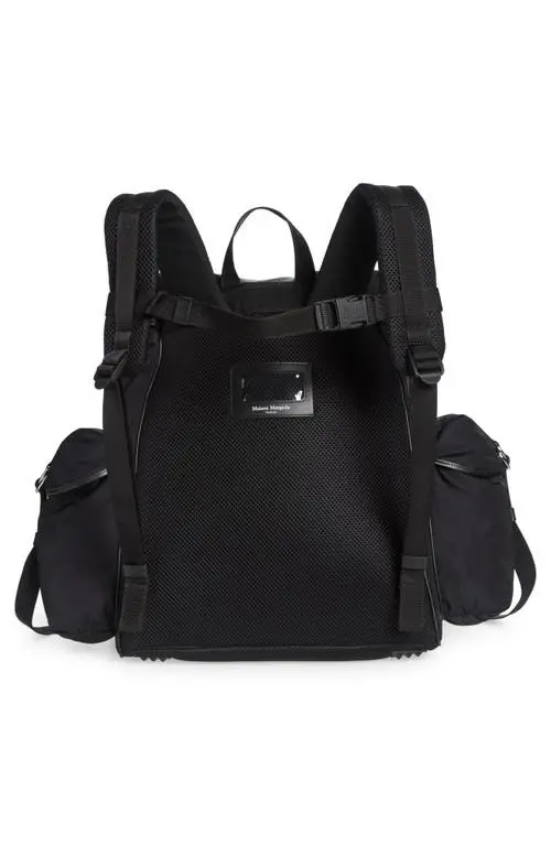 MAISON MARGIELA Extra-large Nylon And Leather Backpack