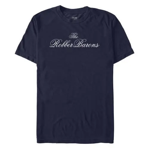 CROOKS & CASTLES The Robber Barons List Front And Back Graphic T-shirt - Navy Blue