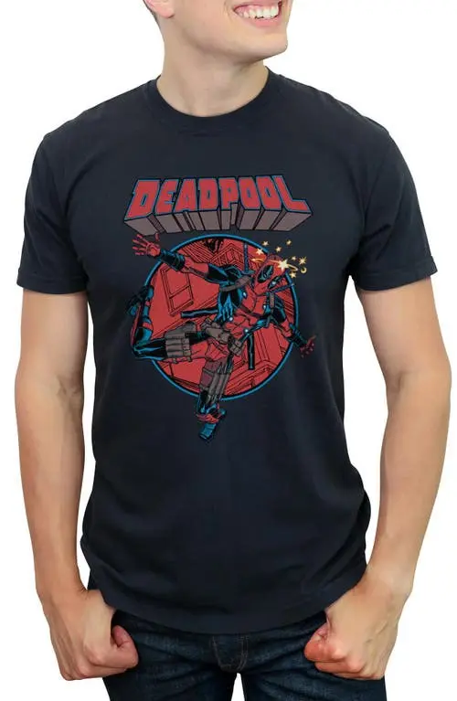 MARVEL Deadpool Falling Hero Graphic T-shirt