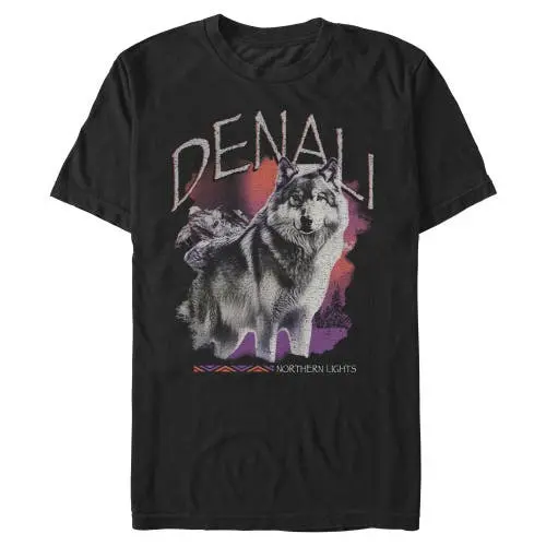 LOST GODS Denali Wolf Short Sleeve Graphic T-shirt