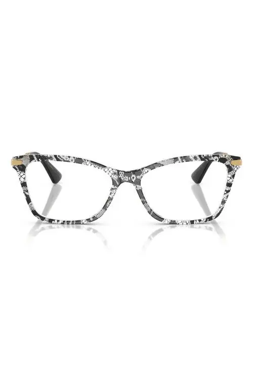 Dolce & Gabbana 56mm Rectangle Eyeglasses