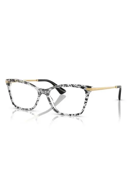 Dolce & Gabbana 56mm Rectangle Eyeglasses