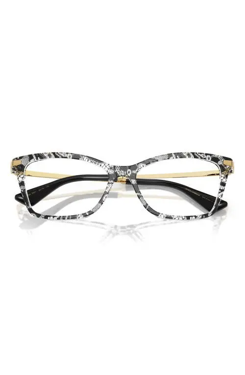 Dolce & Gabbana 56mm Rectangle Eyeglasses