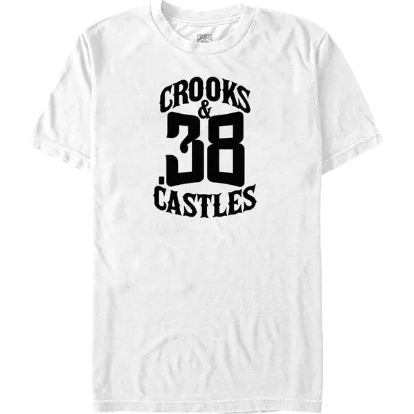 CROOKS & CASTLES Number Logo Graphic T-shirt - White