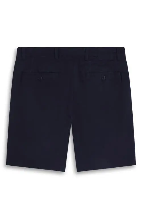 Bugatchi Flat Front Chino Shorts - Black