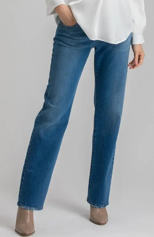 PIETRO BRUNELLI Over The Bump Straight Leg Jeans