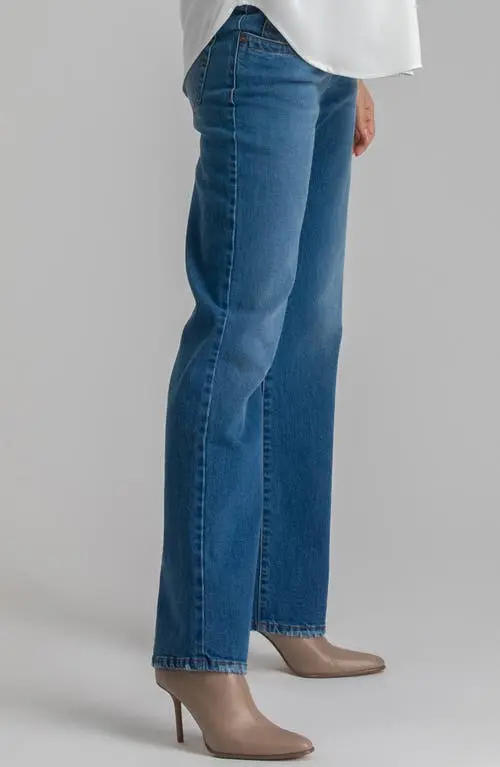 PIETRO BRUNELLI Over The Bump Straight Leg Jeans