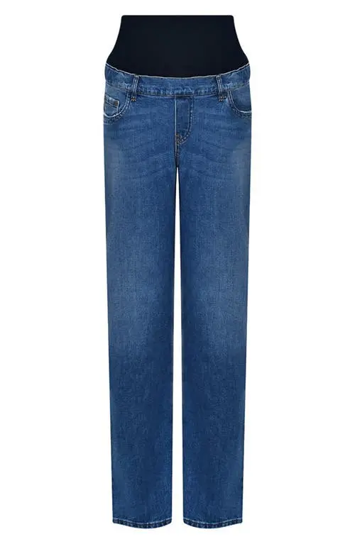 PIETRO BRUNELLI Over The Bump Straight Leg Jeans