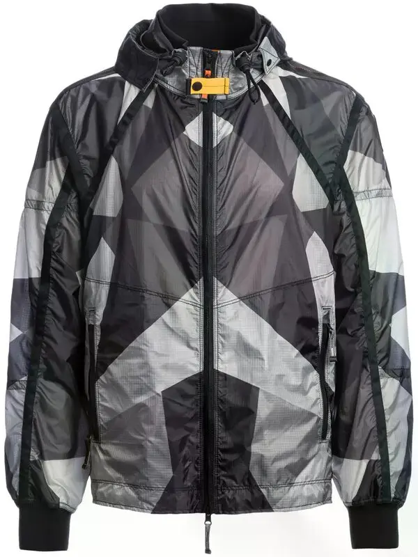 PARAJUMPERS Geometric-pattern Jacket - Black