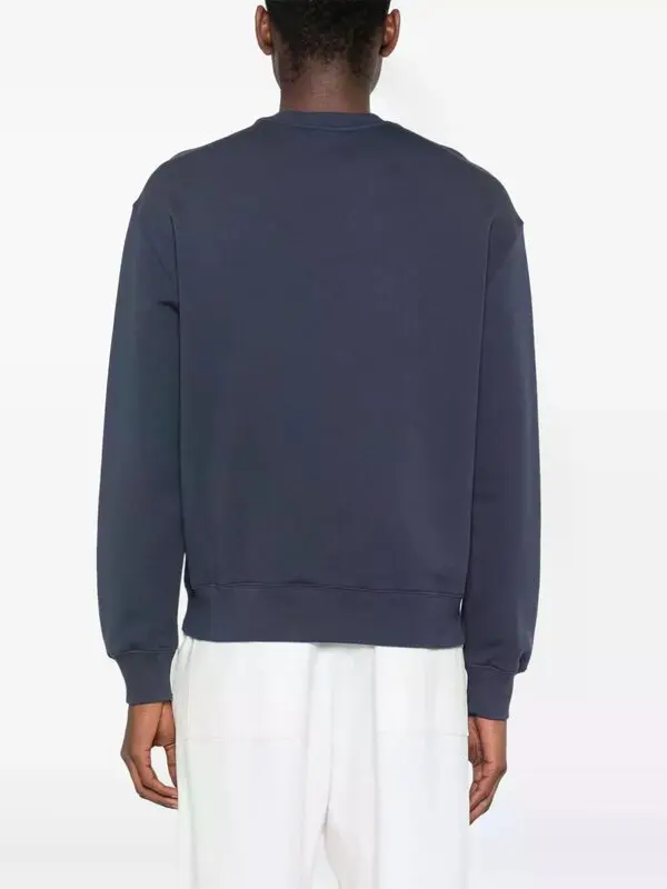 Maison Kitsuné Speedy Fox-patch Sweatshirt - Blue