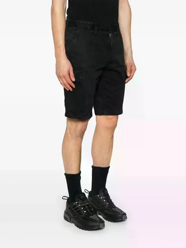 Stone Island Compass-badge Shorts - Black