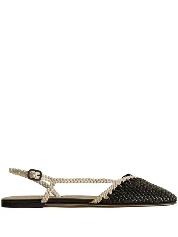 Hereu Petra Ballerina Flats - Black