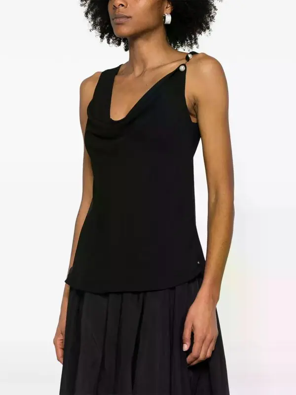 NISSA Piercing-detail Blouse