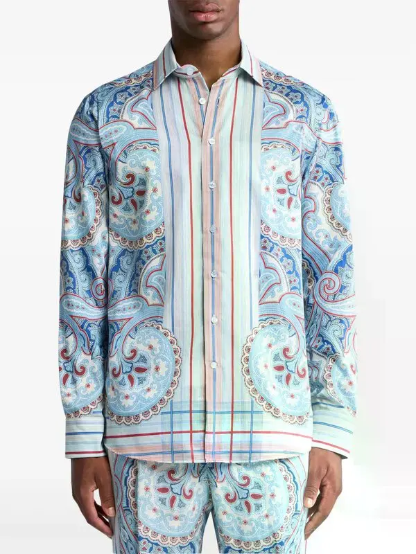 Etro Paisley-print Cotton Shirt