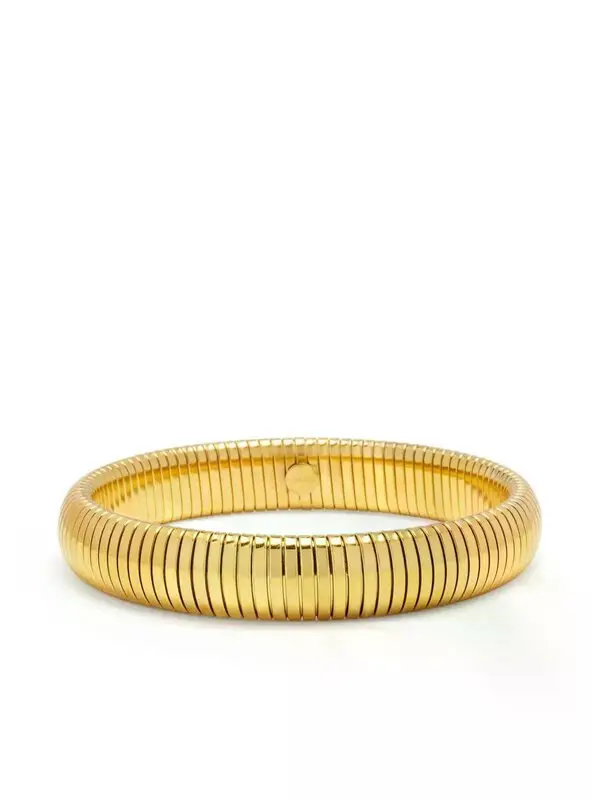 NIALAYA JEWELRY Ribbed Bracelet - Gold