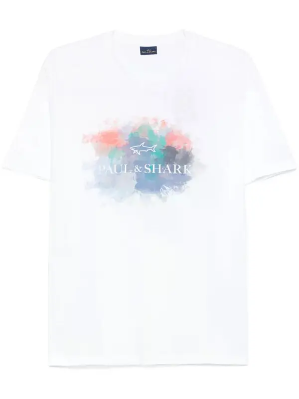 Paul & Shark Logo-print T-shirt - White