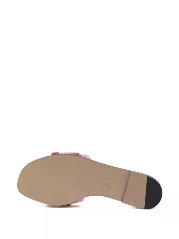 Valentino Garavani Vlogo Signature Slides - Pink