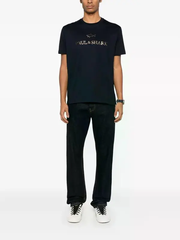 Paul & Shark Logo-print T-shirt - Blue